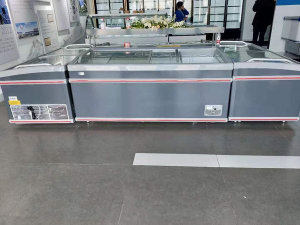 850mm Commercial Glass Freezer, IEC Direct Cooling Commercial Glass Freezer